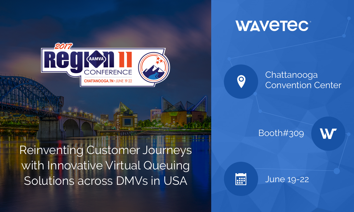 Wavetec is all set to showcase its solutions to DMVs at AAMVA Region II ...