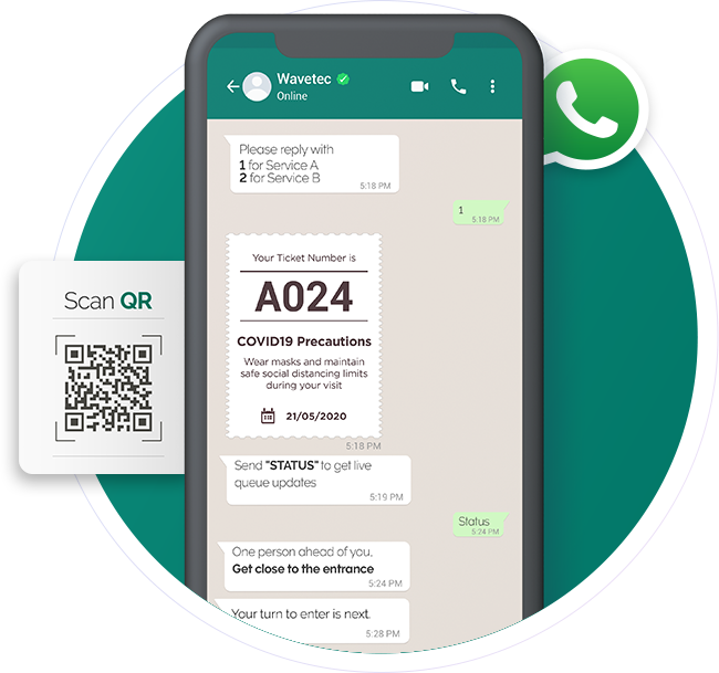 World's First WhatsApp Virtual Queuing Solution