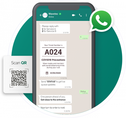 World's First WhatsApp Virtual Queuing Solution