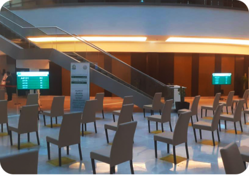 Crown Plaza Vaccination Center - Case Study by Wavetec