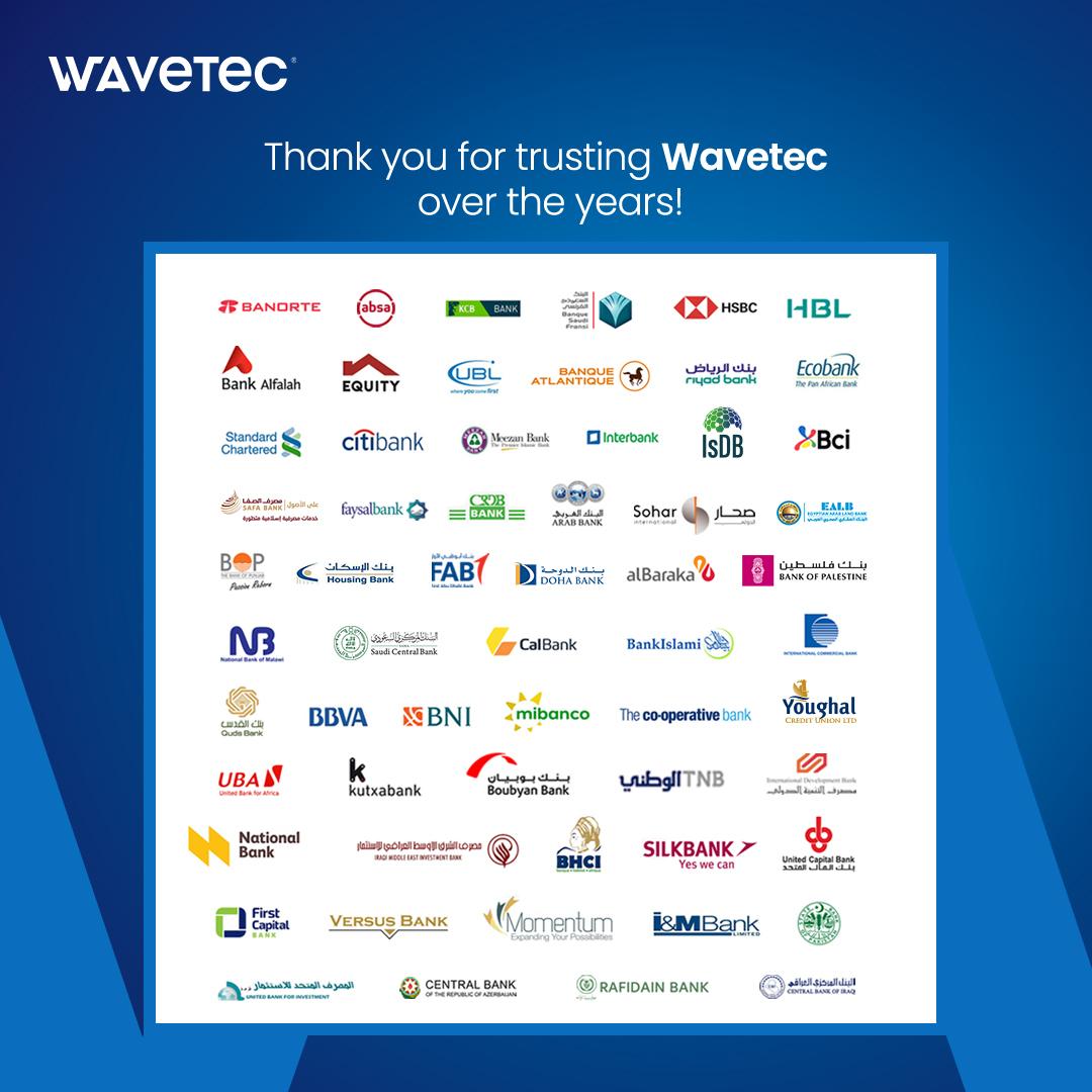Wavetec crosses the landmark of 50+ bank clients across the globe – Wavetec