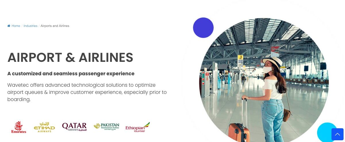 Airline Customer Experience - Improve Airport Experience – Wavetec