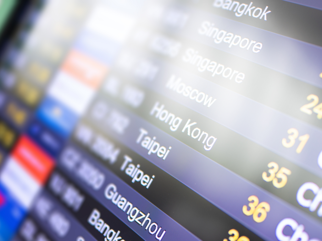 Airport Digital Signage for Optimizing Airport Operations