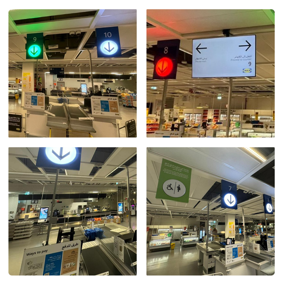 IKEA Dubai Queue Management System, UAE - Wavetec