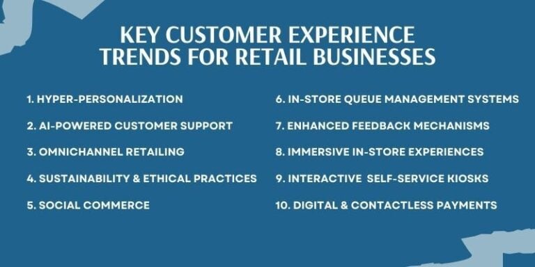 10 Customer Experience Trends for Retail Businesses in 2025