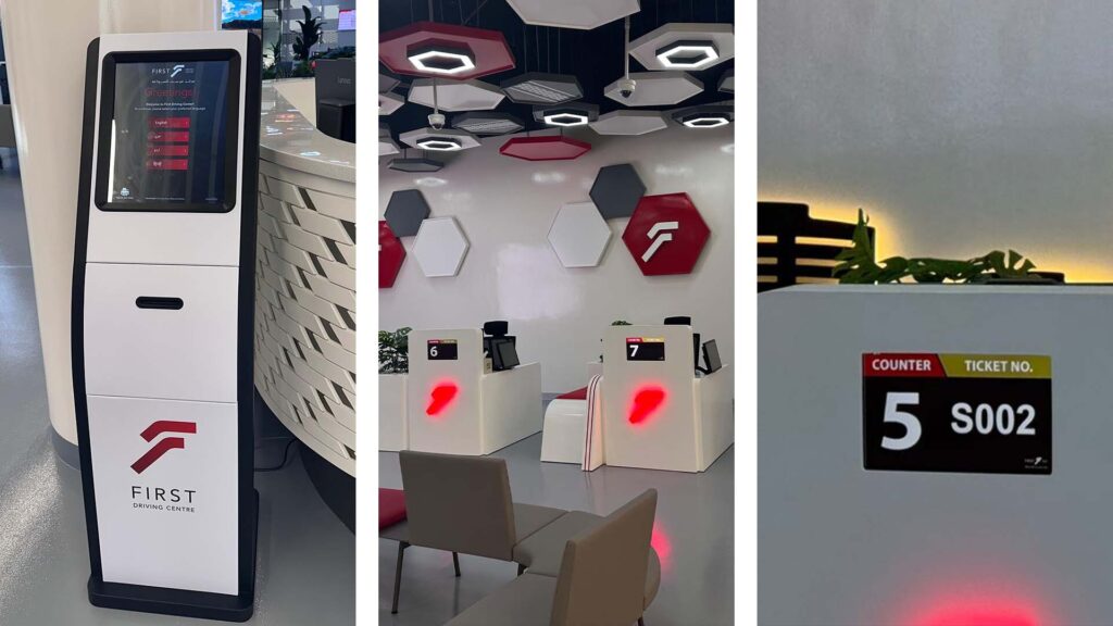 Wavetec | Queue Management System & Digital Payment kiosk at First Driving Centre