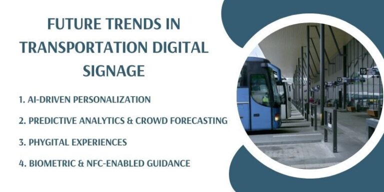 How Digital Signage Enhances Transportation Hub Experience