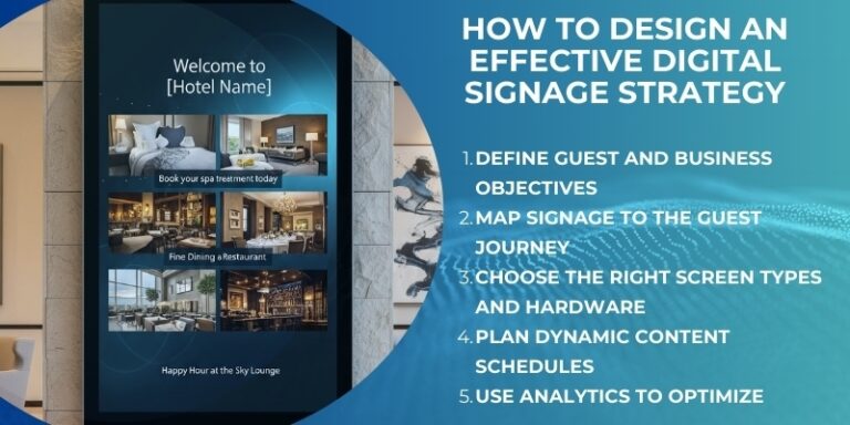 How to Create a Digital Signage Strategy for Hotels – Wavetec Blogs